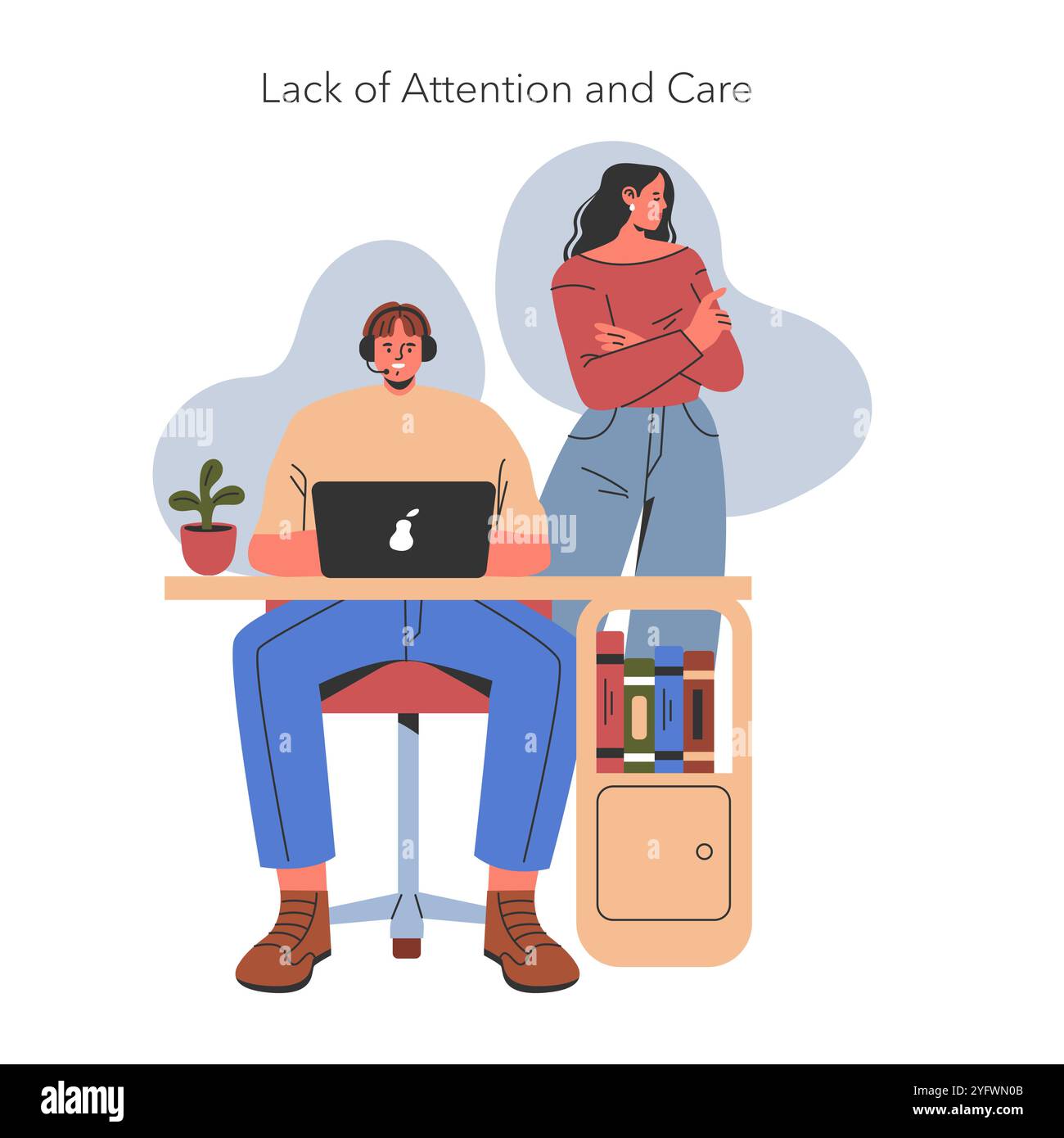 Partner sadness Cut Out Stock Images & Pictures - Alamy