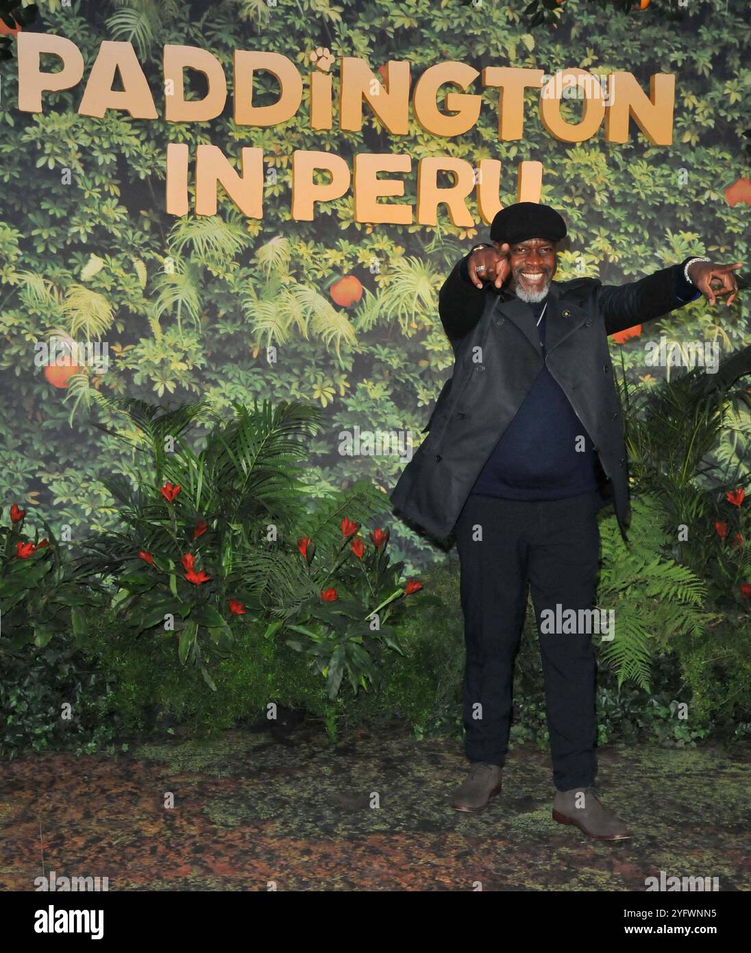 Robbie Gee at the "Paddington in Peru" world film premiere, Odeon Luxe ...