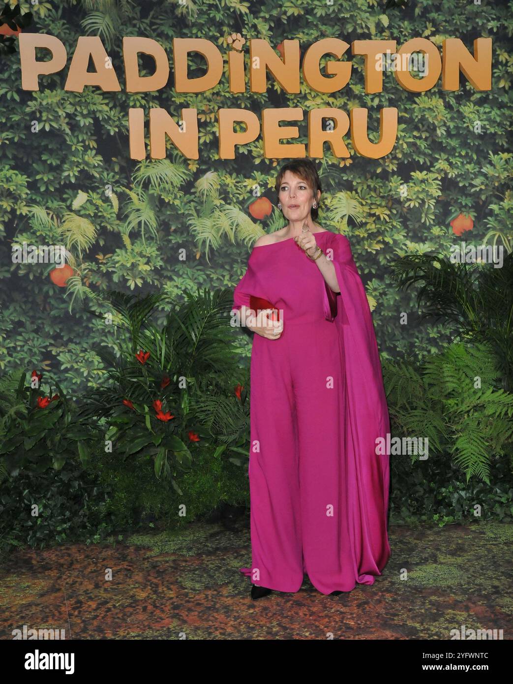 Olivia Colman at the "Paddington in Peru" world film premiere, Odeon ...