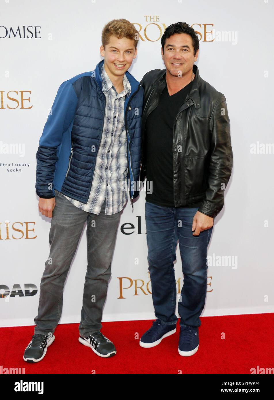 Christopher Dean Cain and Dean Cain at the Los Angeles premiere of 'The ...