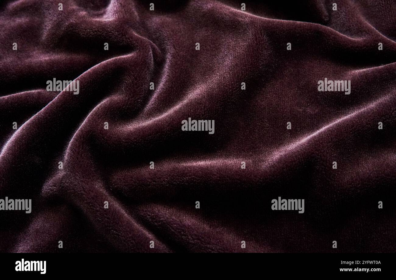 Soft and luxurious satin velvet fabric from a bed duvet. Perfect for a ...