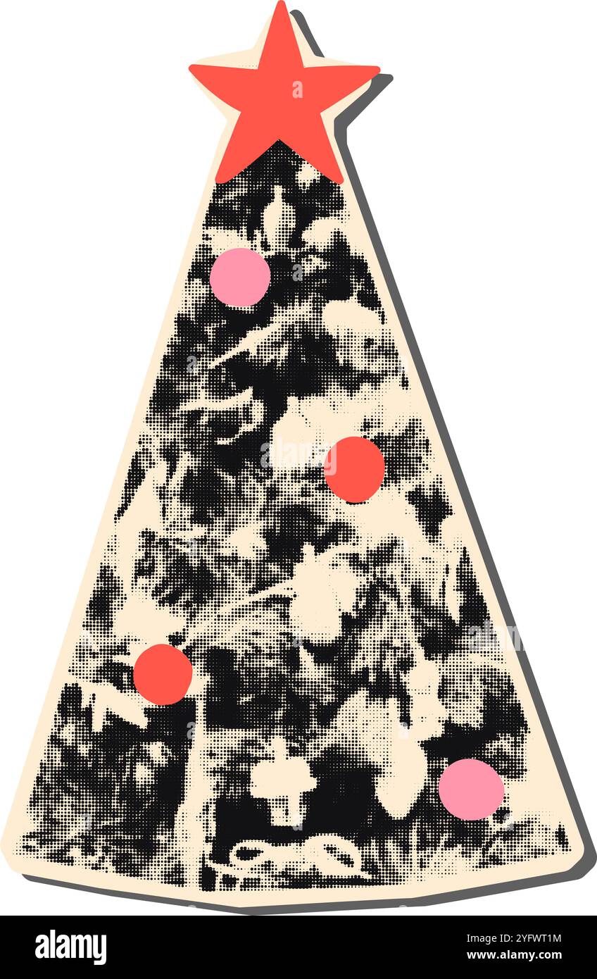 Star tree topper illustration Cut Out Stock Images & Pictures - Alamy