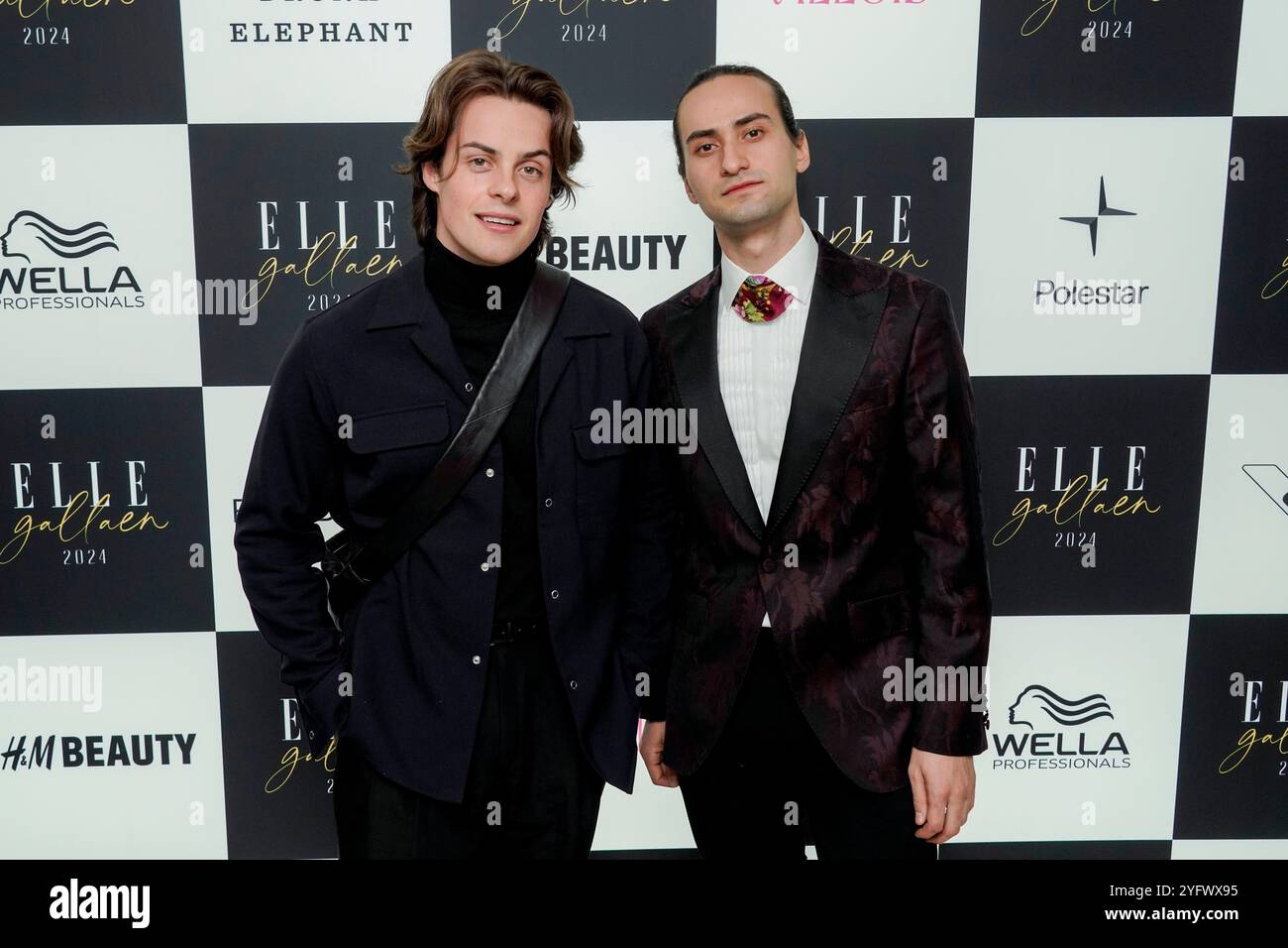 Oslo 20241105. Hermann Tommeraas and Cengiz Al arrive on the red carpet ...
