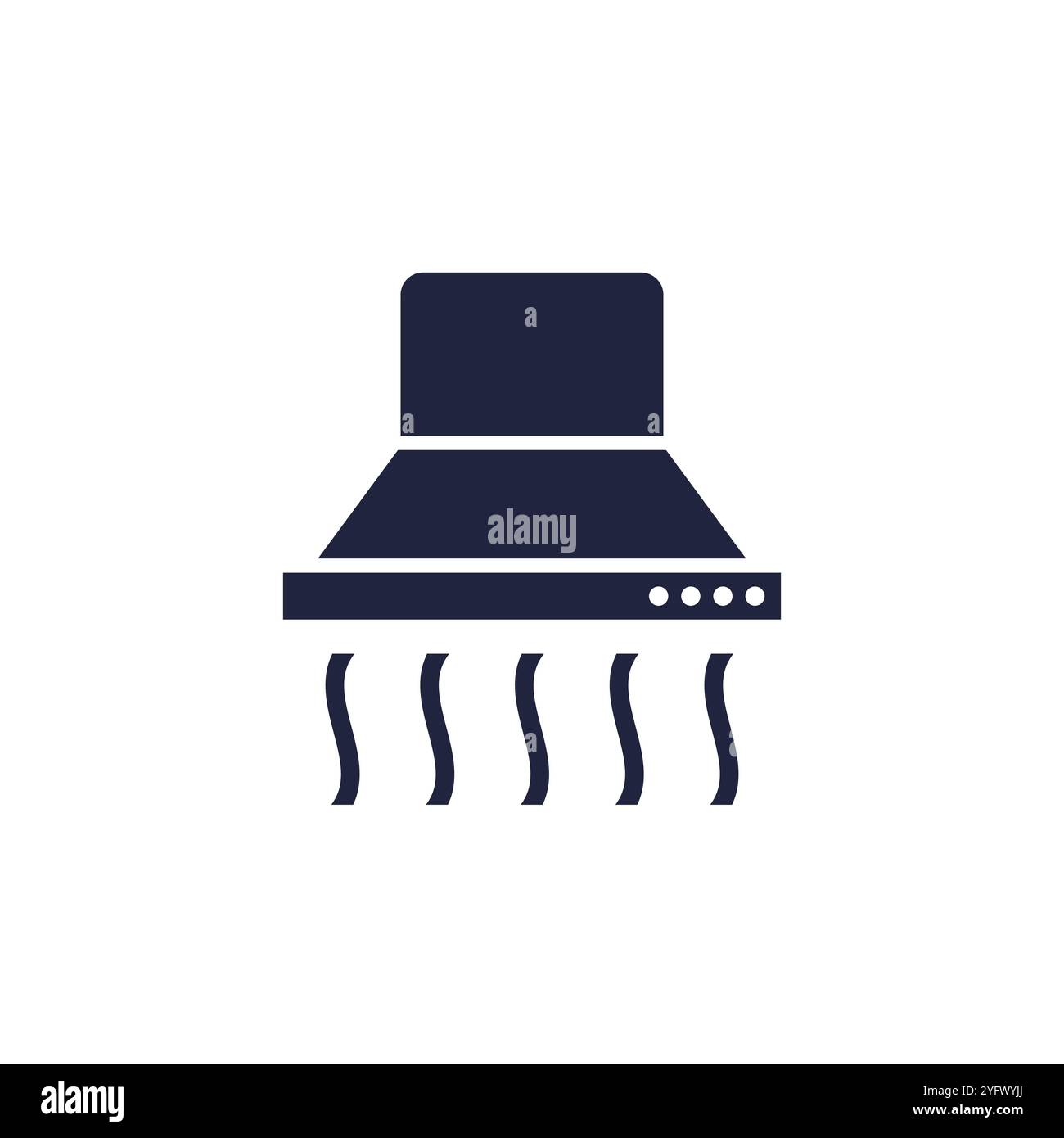 kitchen hood icon on white, vector Stock Vector Image & Art - Alamy