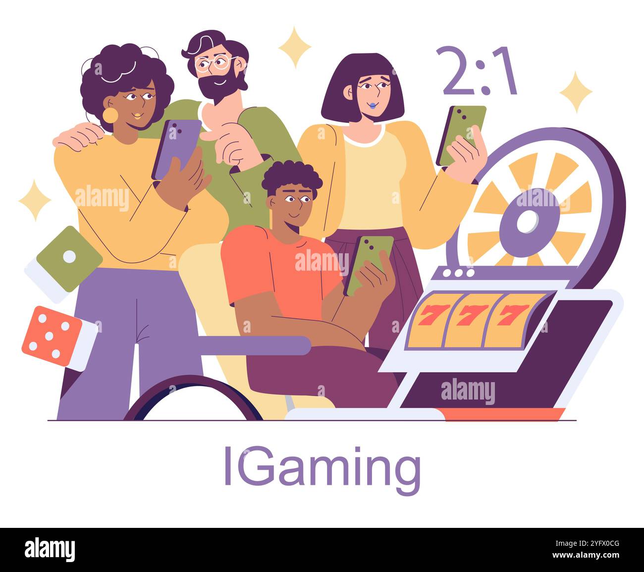 Casino enjoy Stock Vector Images - Alamy