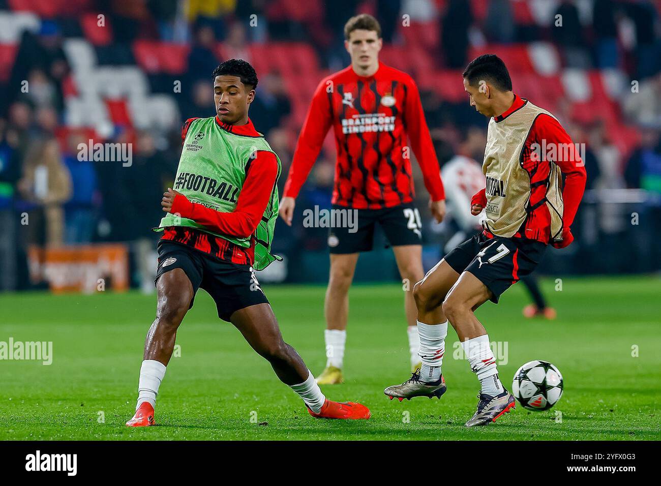 EINDHOVEN, 05-11-2024, Philips stadium. Dutch football. Champions ...