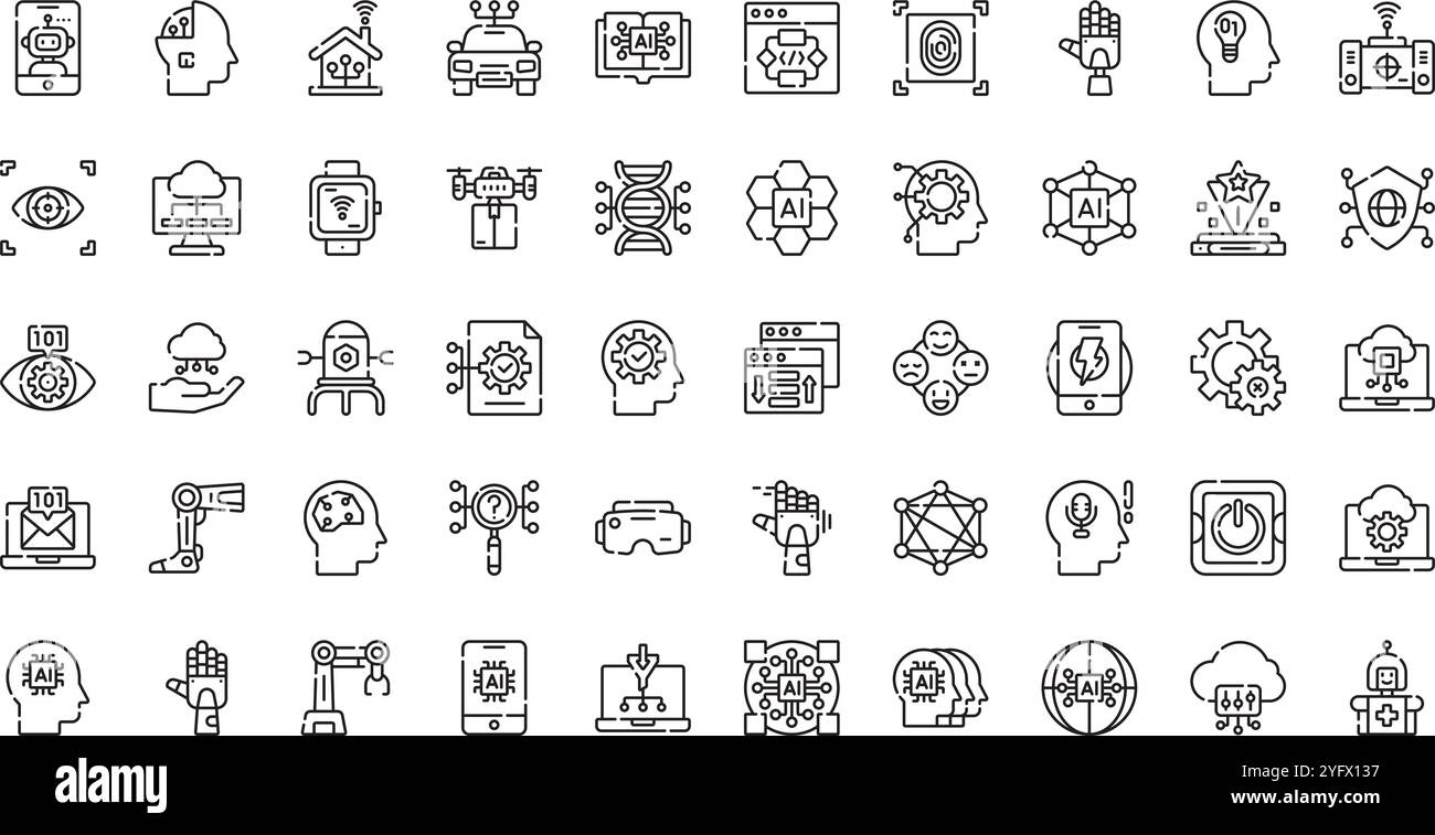 Mind control brain car Stock Vector Images - Alamy