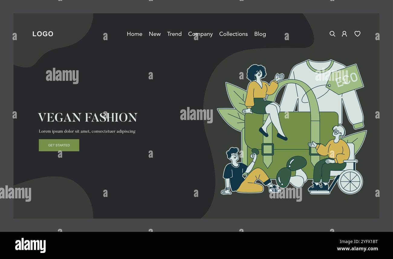 Eco Friendly Fashion concept. Promoting sustainable clothing choices ...