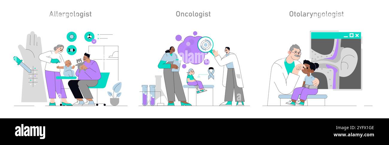 Ent child Stock Vector Images - Alamy