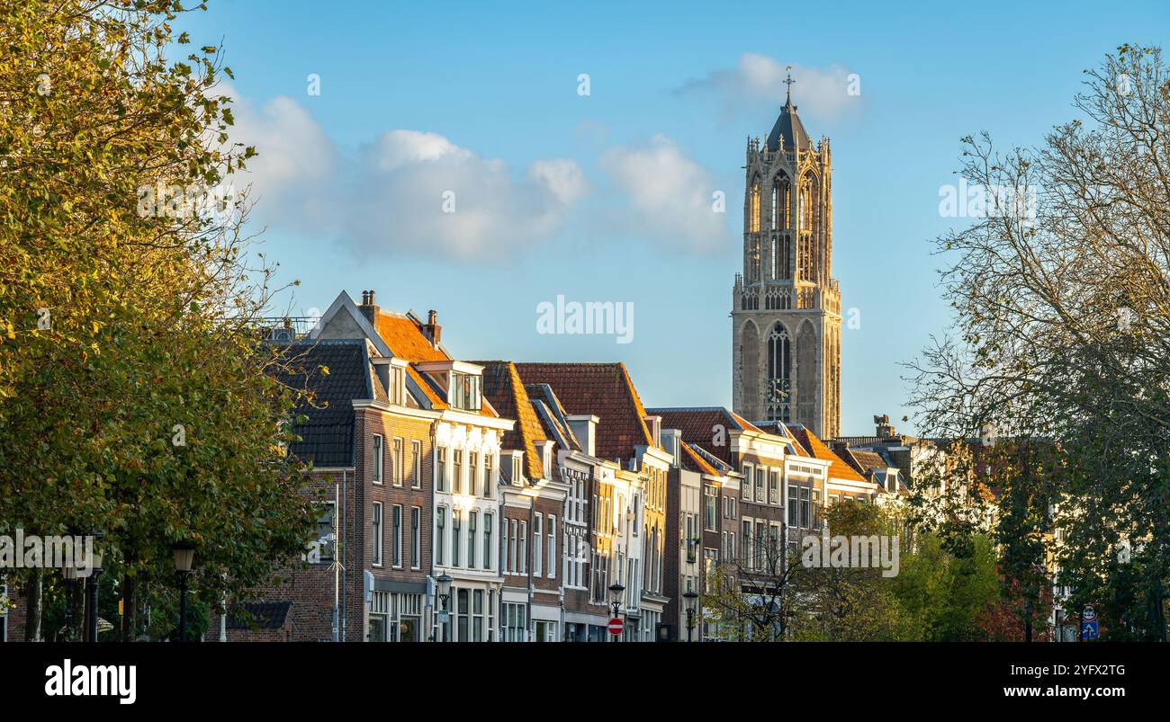 Skyline of Utrecht, The Netherlands, with the iconic Dom Tower Stock ...