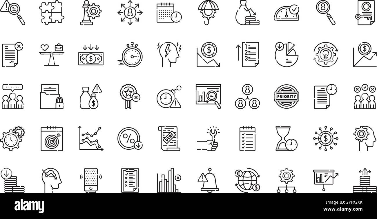 Lost productivity Stock Vector Images - Alamy