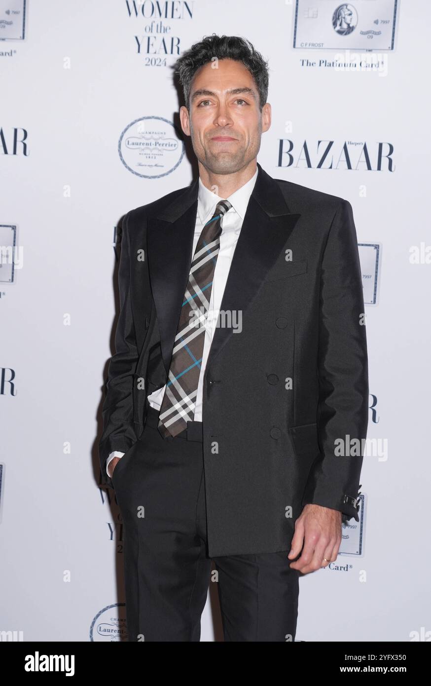 Alex Hassell at the Harper's Bazaar Women of the Year 2024 awards, at ...