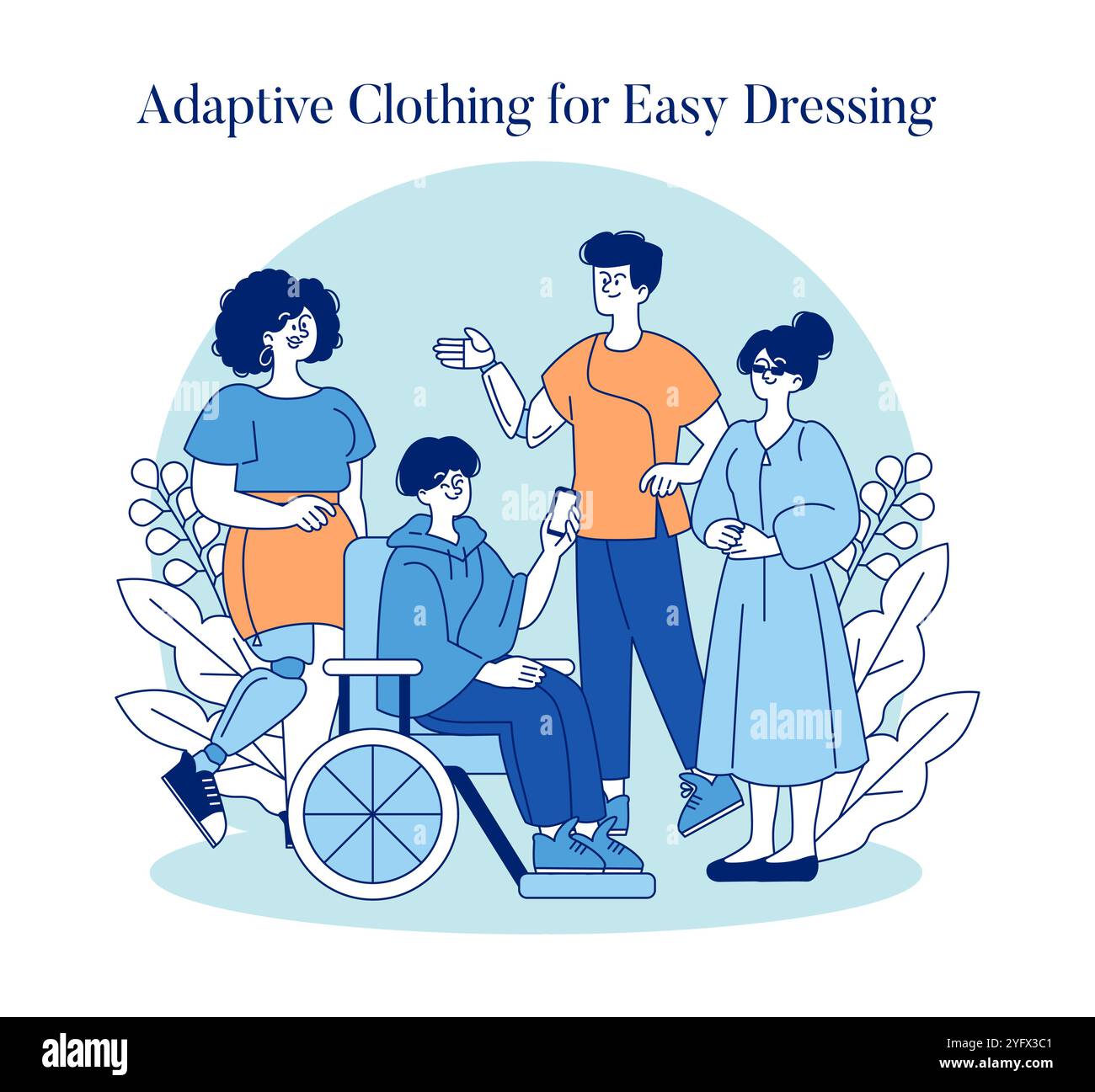 Adaptive clothing Stock Vector Images - Alamy