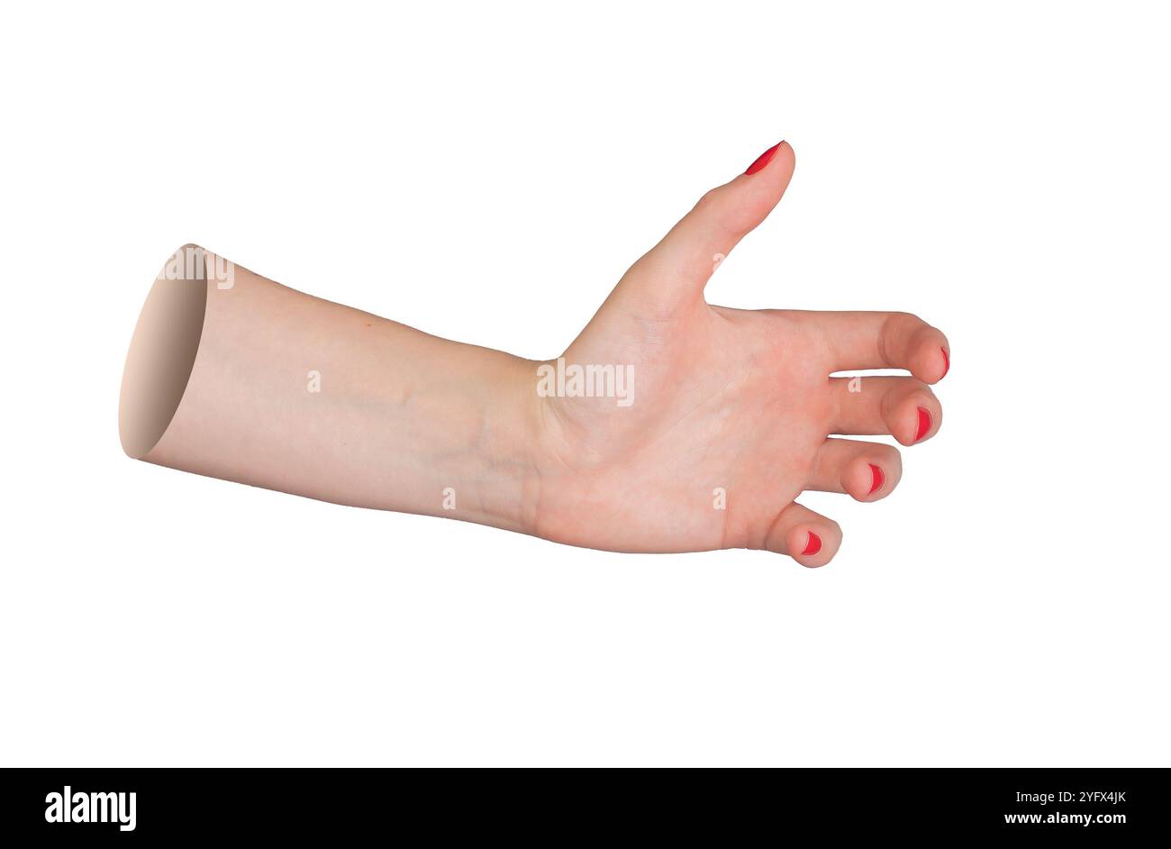 Women right hand palm Cut Out Stock Images & Pictures - Alamy