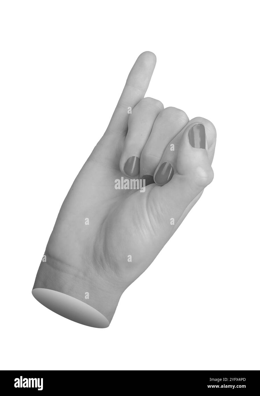 Pinky little finger Black and White Stock Photos & Images - Alamy