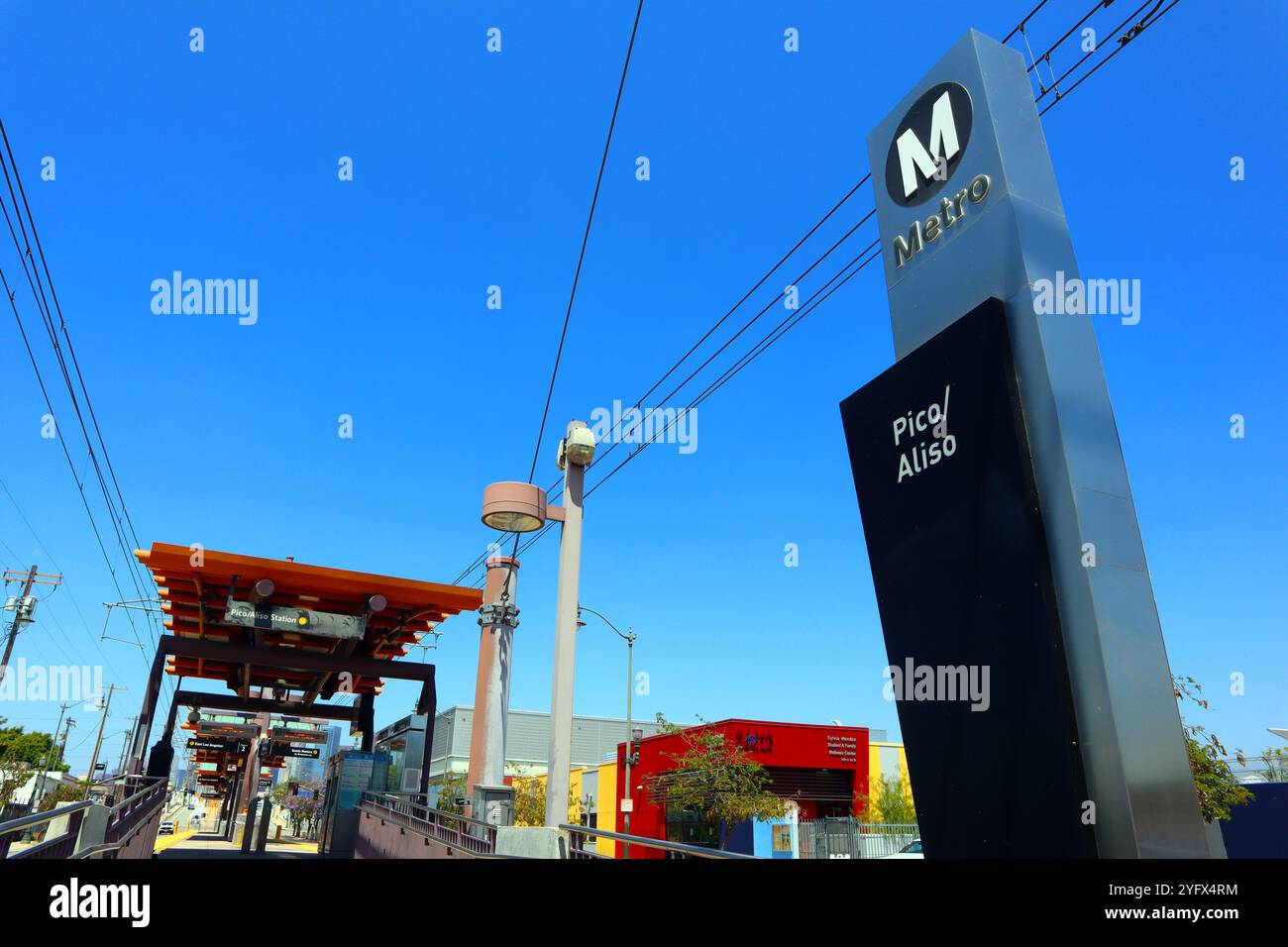 Los Angeles, California: Los Angeles Metro Rail Pico Aliso E Line ...