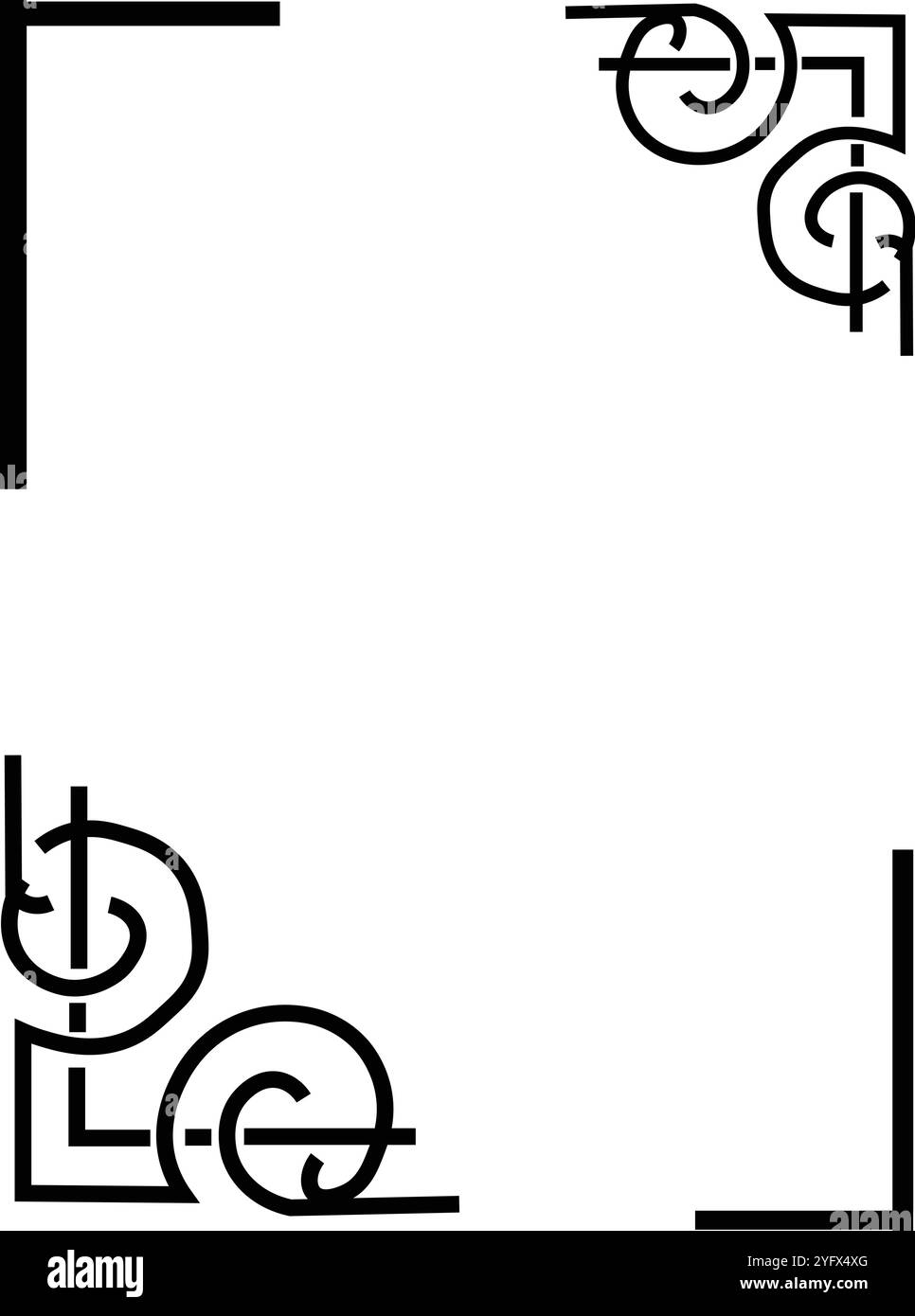 Corner design Stock Vector Images - Alamy