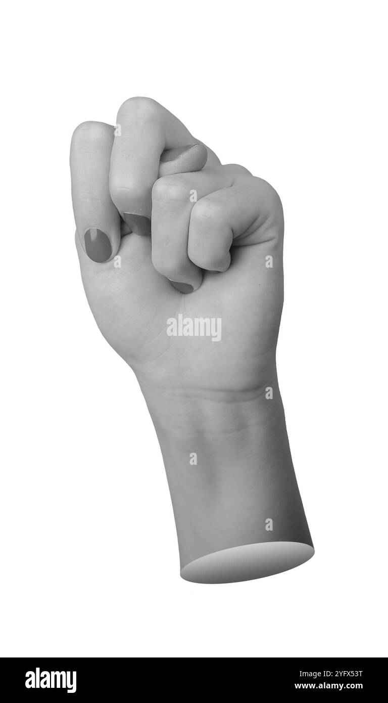 Warding gesture Black and White Stock Photos & Images - Alamy