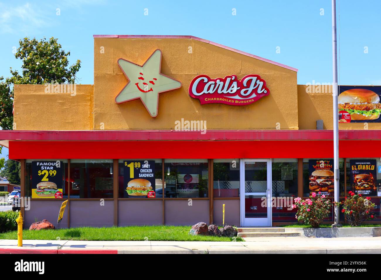 Carl's Jr. Charbroiled Burgers, American Fast Food Restaurant Stock ...