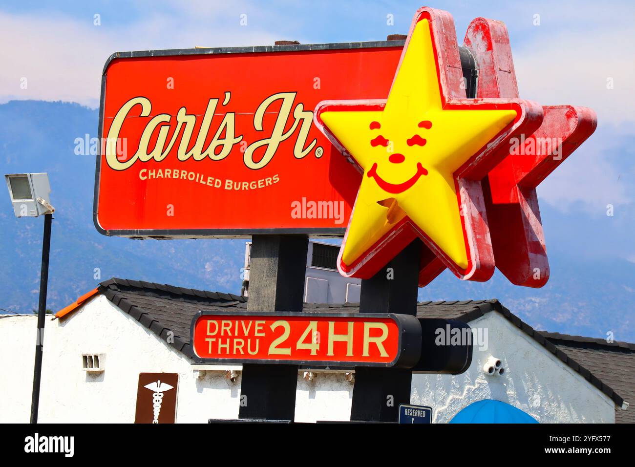 Carl's Jr. Charbroiled Burgers, American Fast Food Restaurant Stock ...