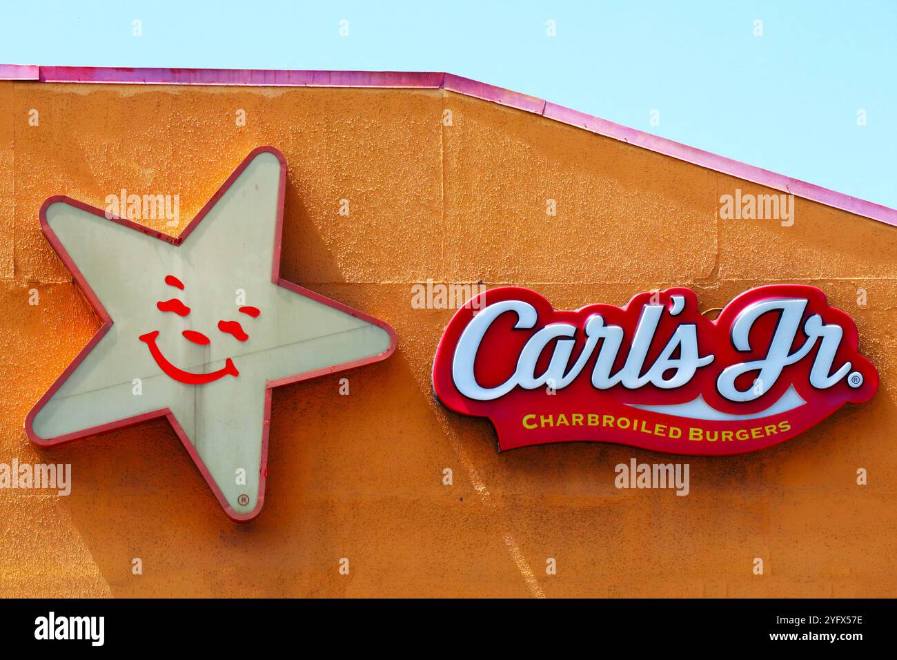 Carl's Jr. Charbroiled Burgers, American Fast Food Restaurant Stock ...