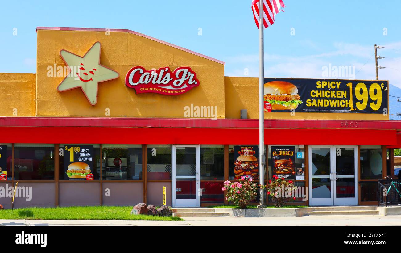 Carl's Jr. Charbroiled Burgers, American Fast Food Restaurant Stock ...