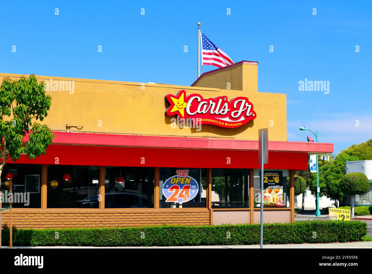 Carl's Jr. Charbroiled Burgers, American Fast Food Restaurant Stock ...