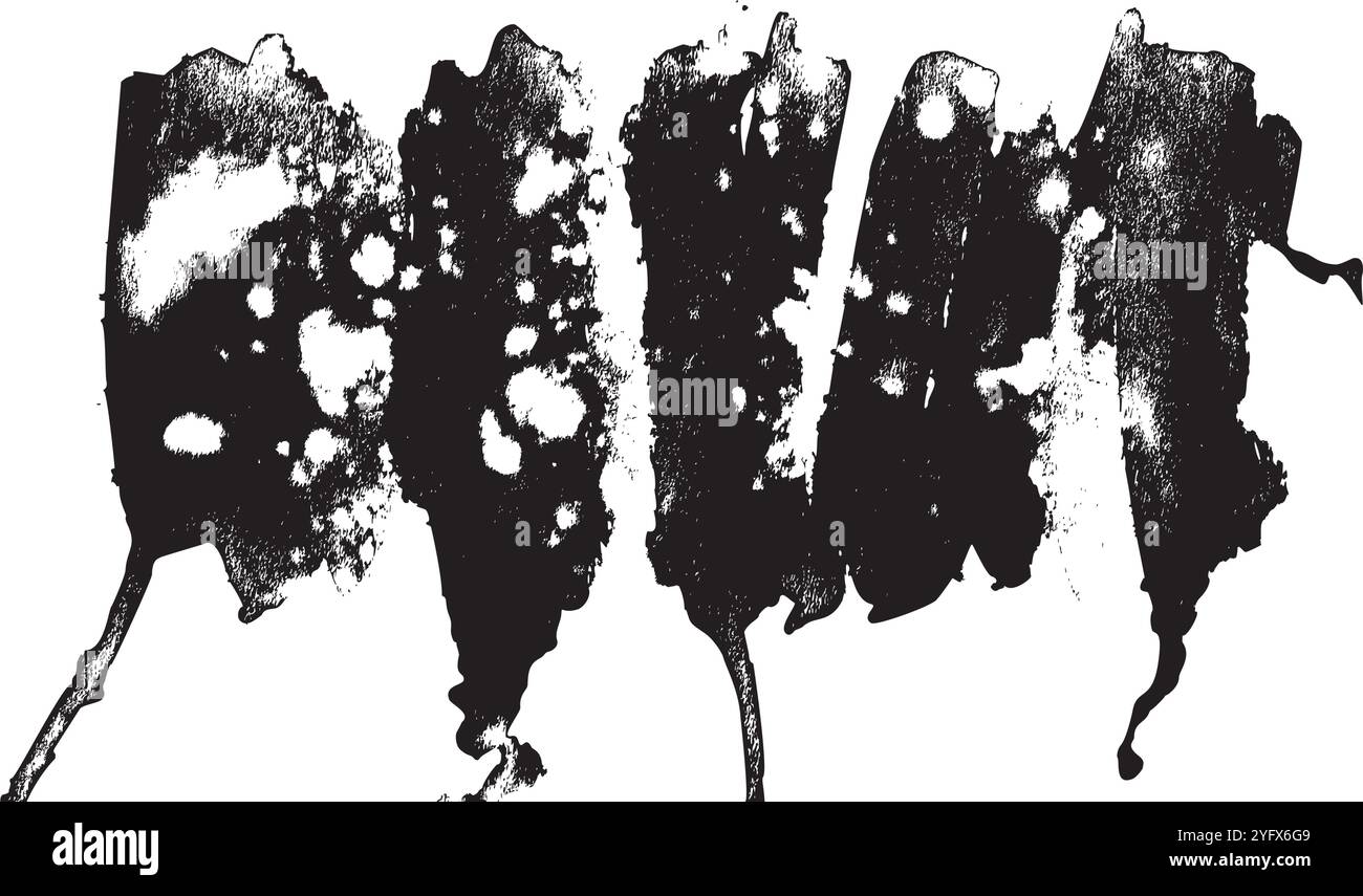 Abstract punk background with glitch effect and distressed brush ...