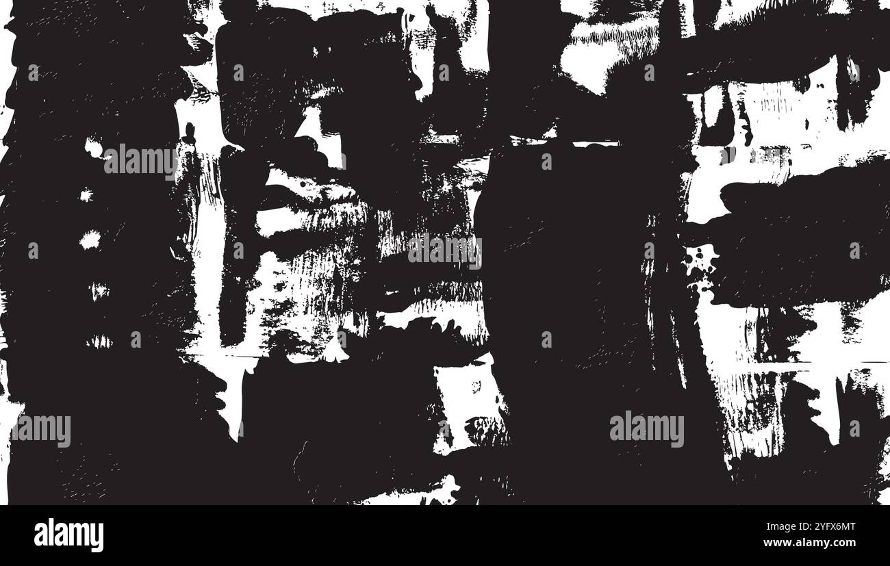 Abstract punk background with glitch effect and distressed brush ...