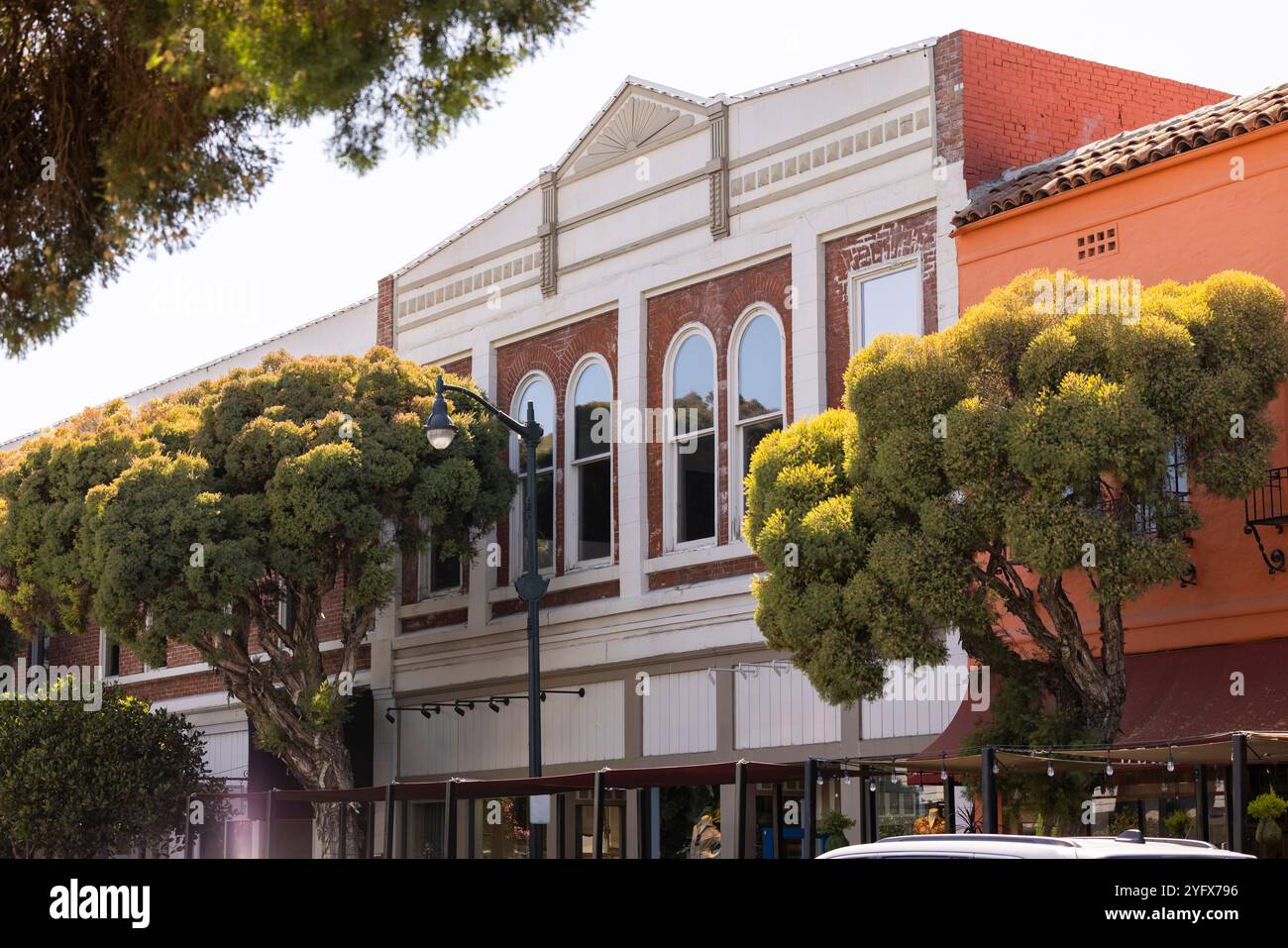 Los Gatos, California, USA - August 29, 2024: Afternoon sun shines on ...