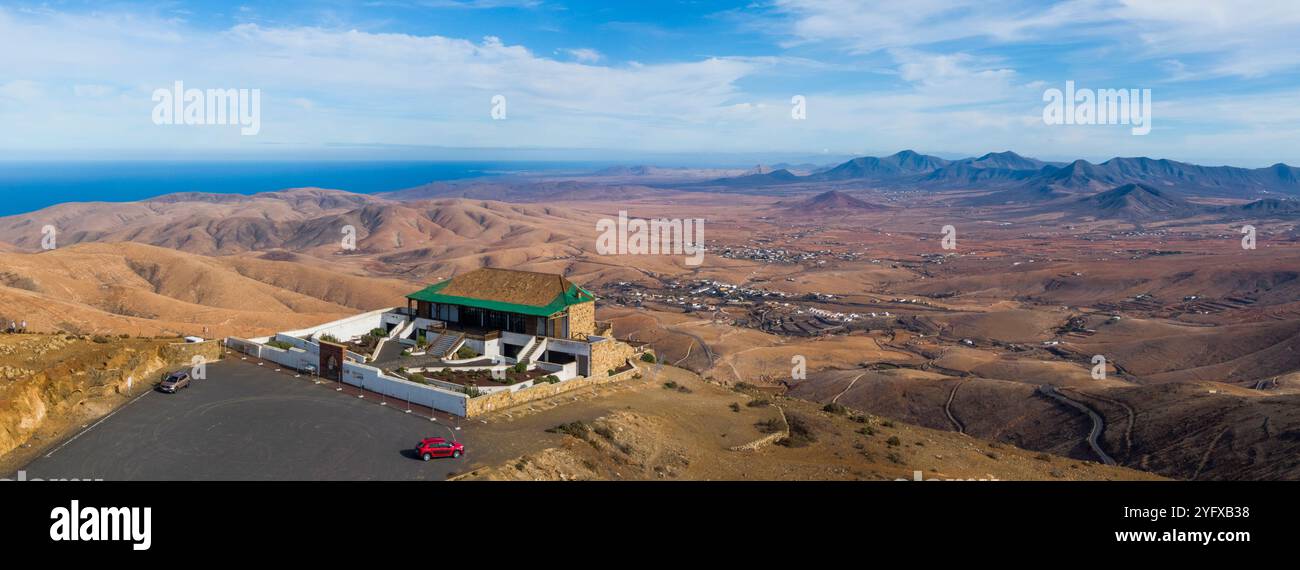 Morro Velosa Viewpoint on the Canary island of Fuerteventura Stock ...