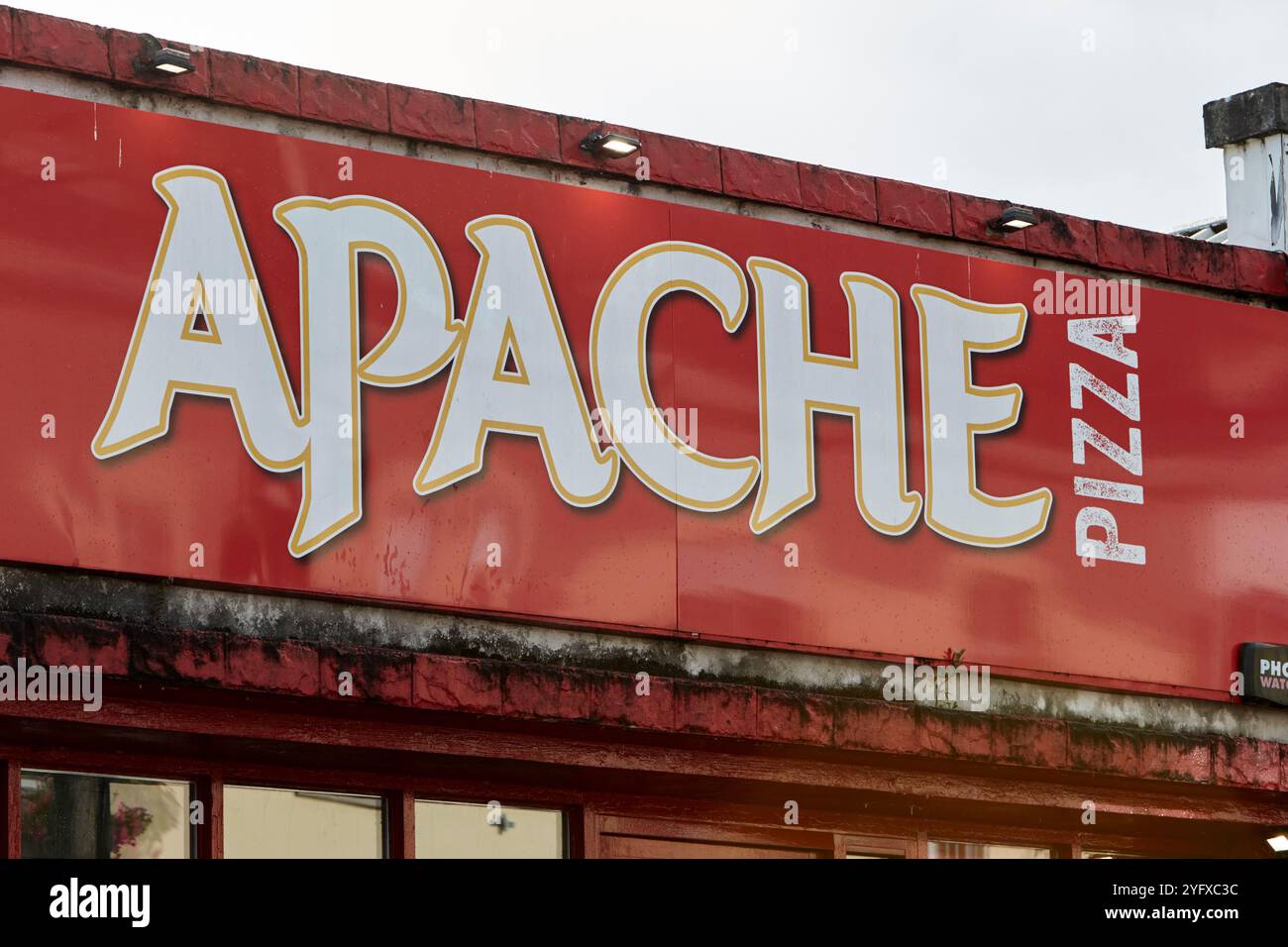 Apache pizza sign hi-res stock photography and images - Alamy