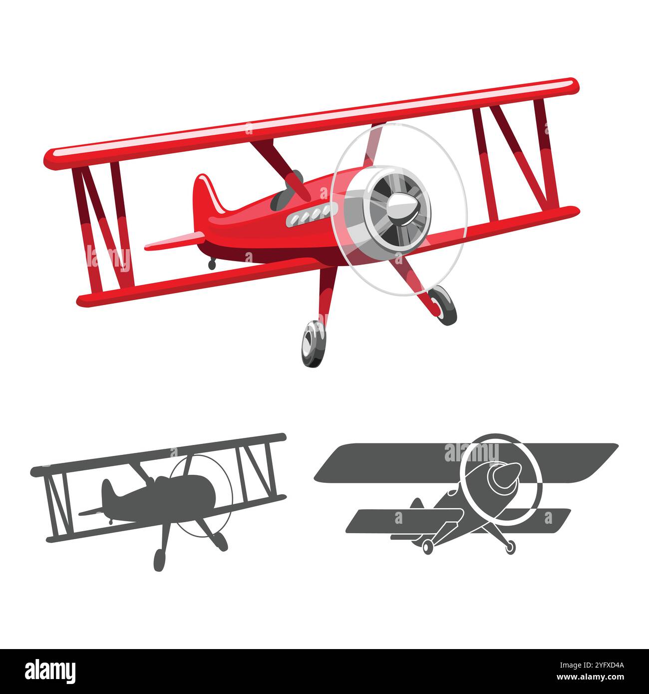 Airplane logo vector illustration Stock Vector Image & Art - Alamy