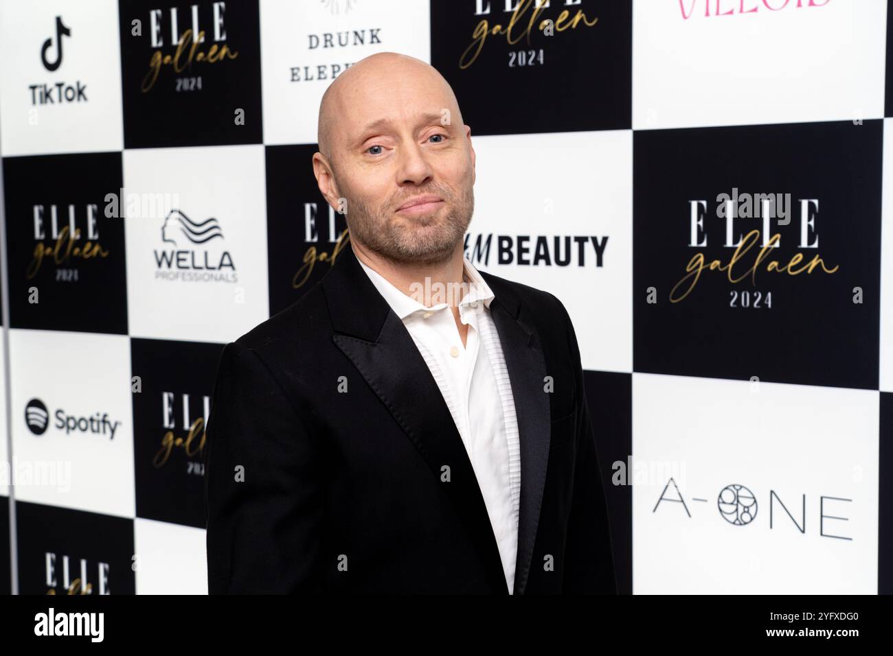 Oslo 20241105. Aksel Hennie arrives on the red carpet at the ELLE Gala ...