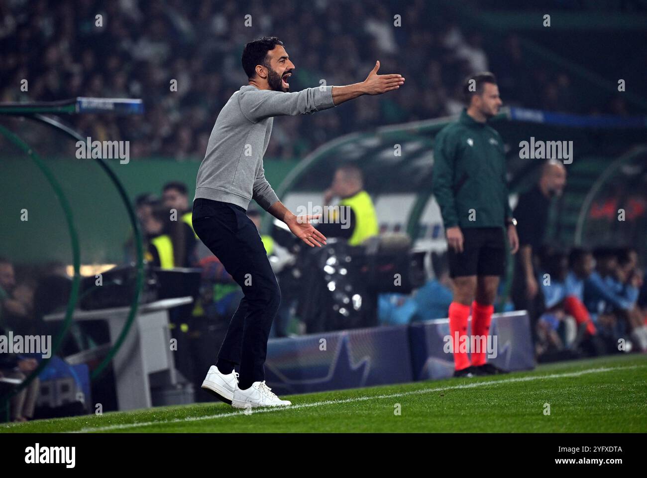 Sporting Lisbon manager Ruben Amorim during the UEFA Champions League ...