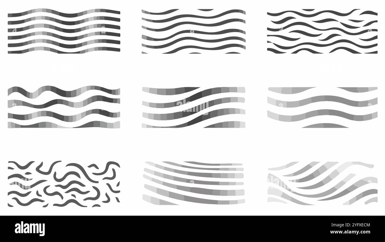 Horizontal lines texture Cut Out Stock Images & Pictures - Alamy