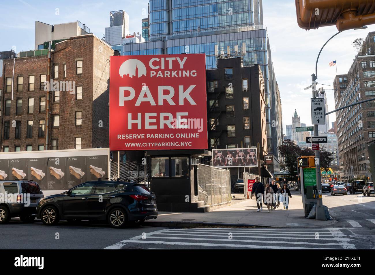 Parking lot advertising on hi-res stock photography and images - Alamy