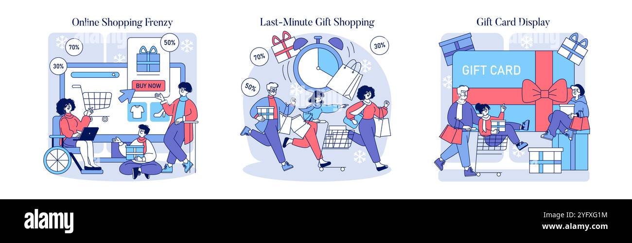 Super Saturday set. Consumers engage in online and offline shopping ...