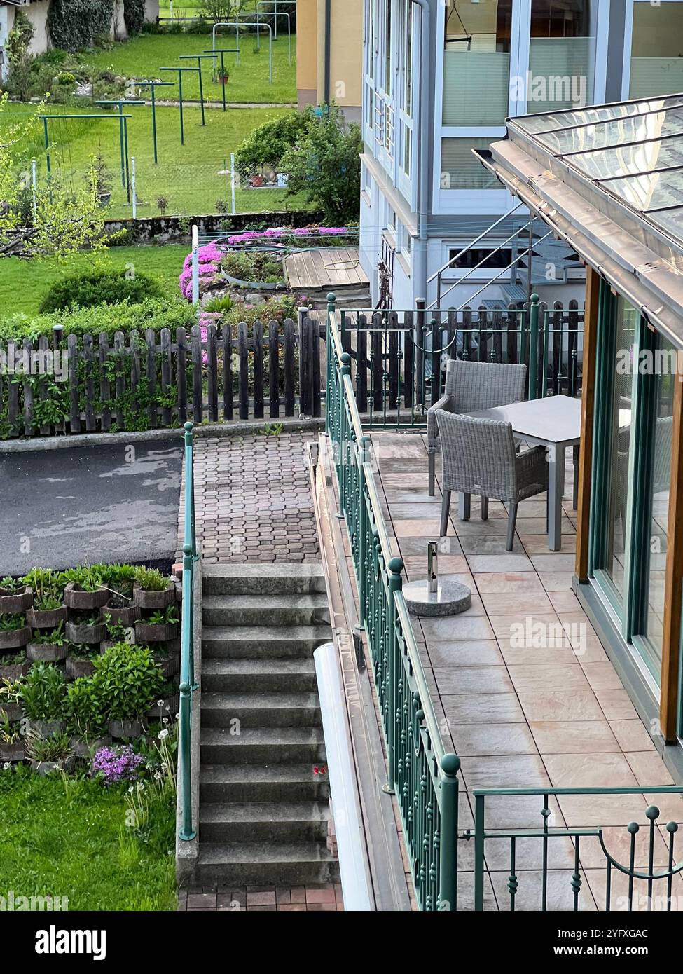 Inviting outdoor terrace featuring hi-res stock photography and images ...