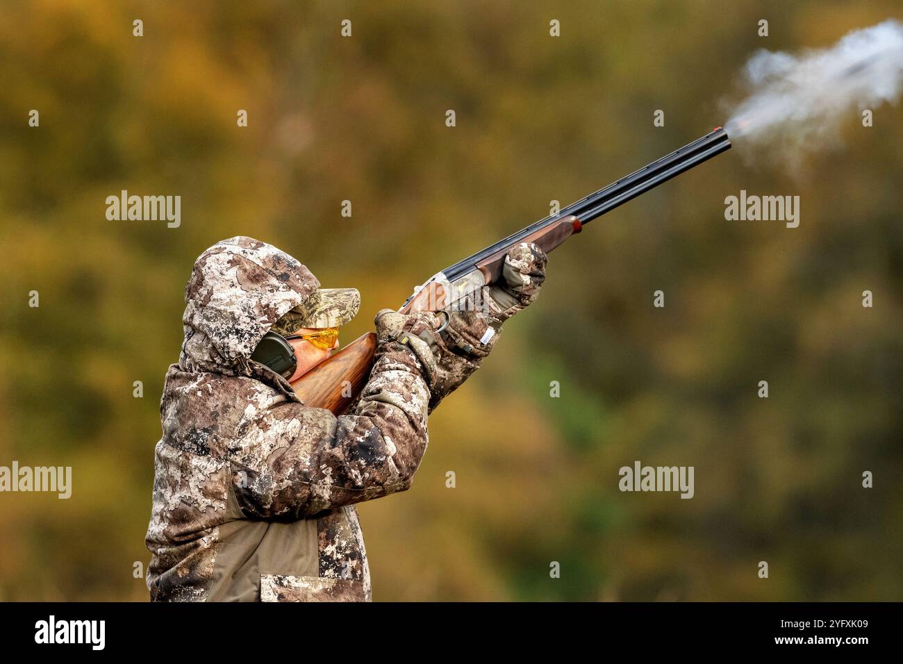 Driven grouse and partridge shooting on a Highland Scotland estate ...