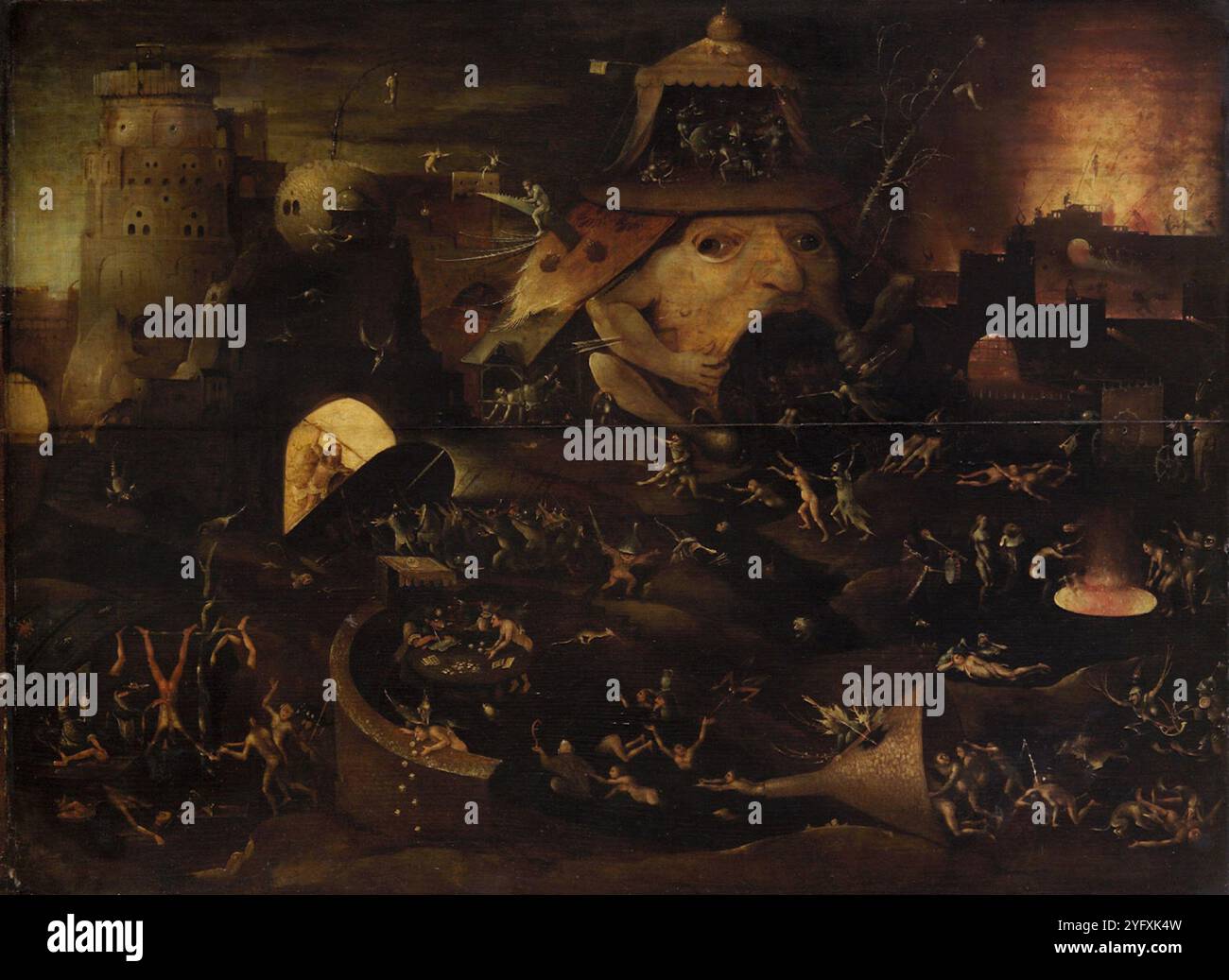 Harrowing of Hell - Christ’s Descent into Limbo Hieronymus Bosch Stock ...