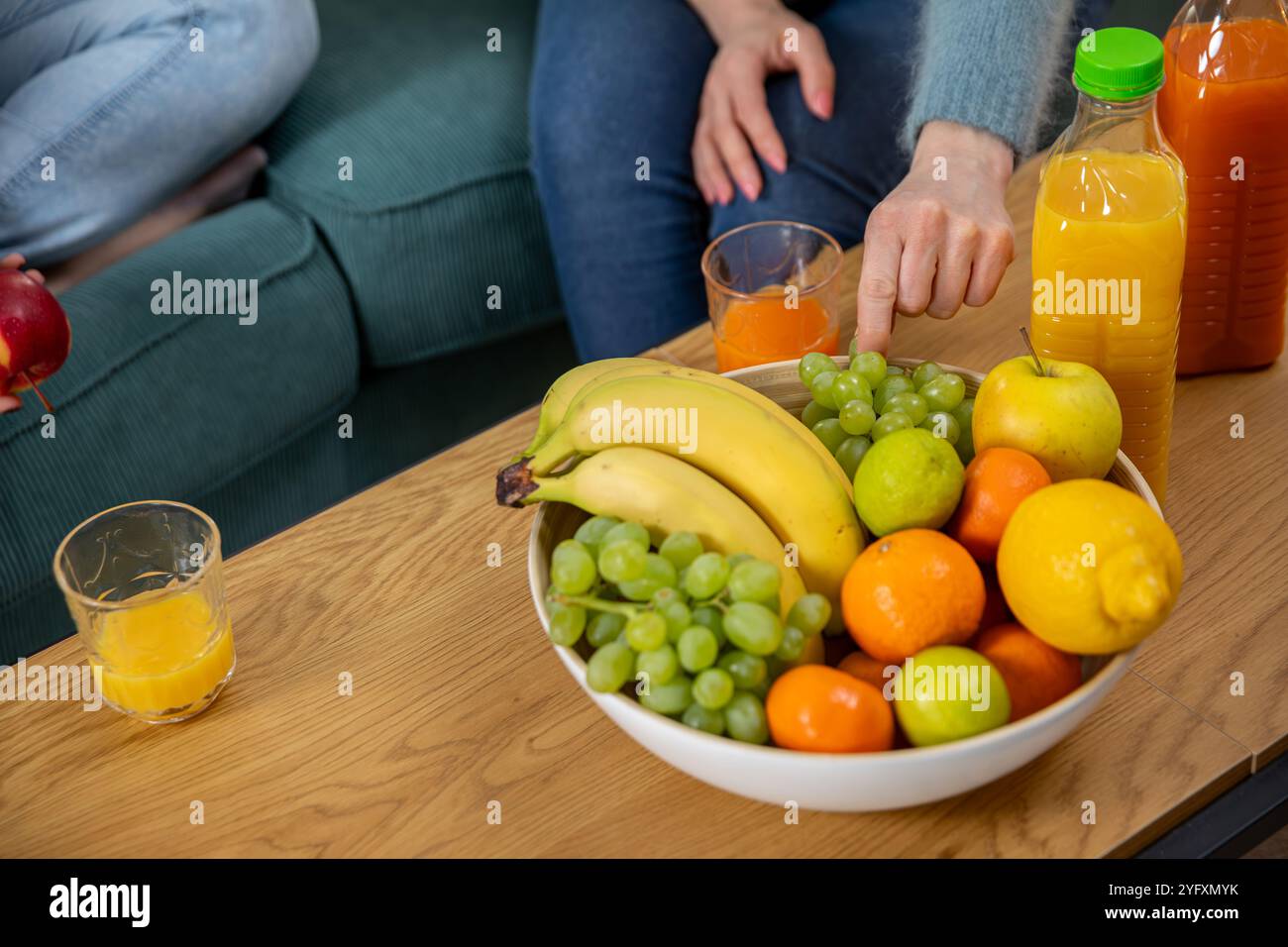 Fresh Fruits and Juices Gathered Together for a Nutritious and Healthy ...