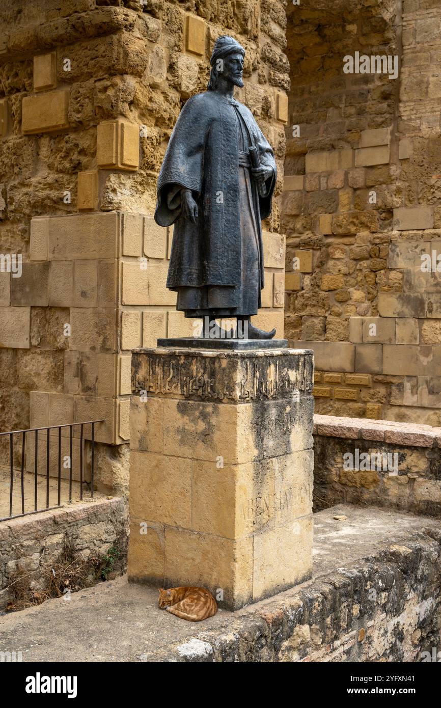 Monument of Ibn Hazm in Córdoba Stock Photo - Alamy