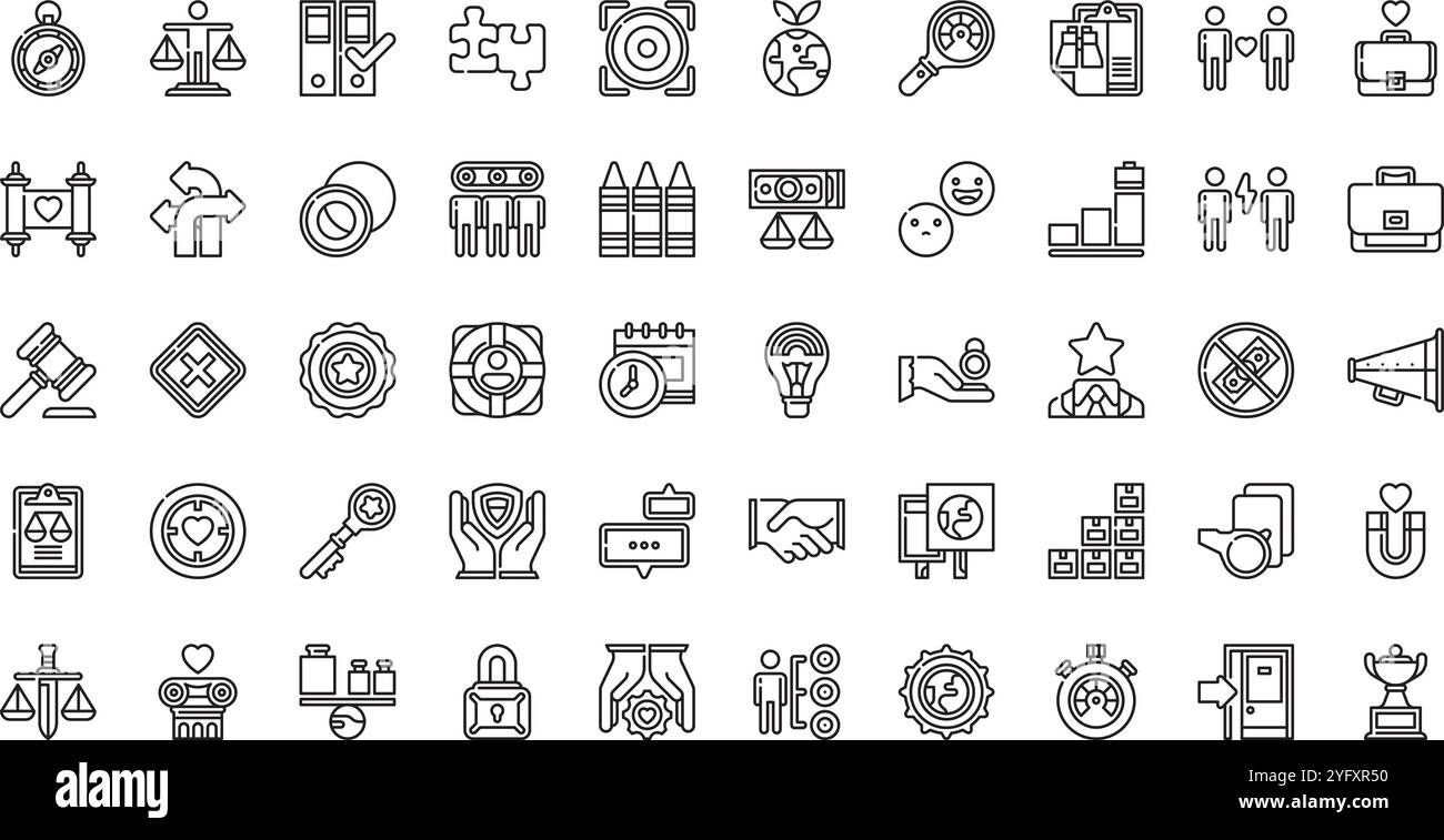 High-Quality Vector Icons Collection with Editable Stroke. Ideal for Professional and Creative ...