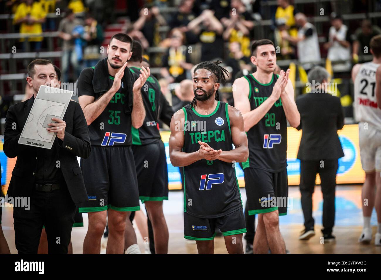 Dardan Kapiti (KB Trepca, #35), Malik Johnson (KB Trepca, #05), Erjon ...