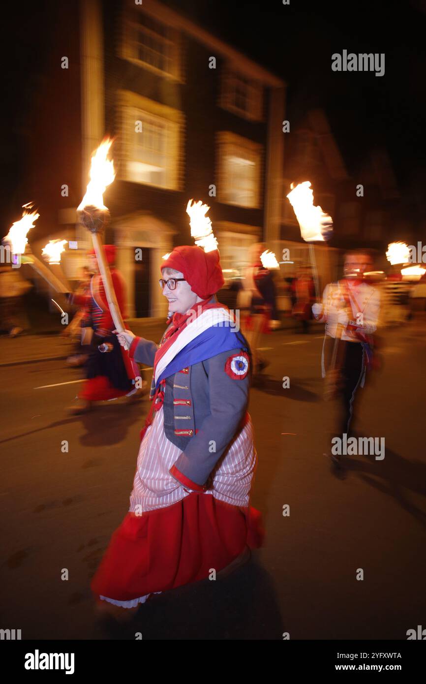 5th November 2024, Lewes, Suss, UK March for Clean Water The annual ...