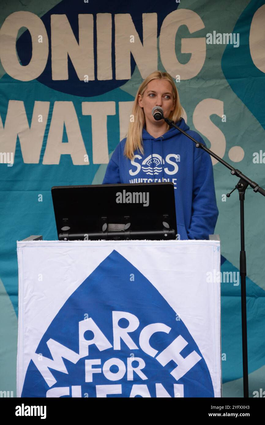 The River Action March for Clean Water in London 3rd November 2024 ...