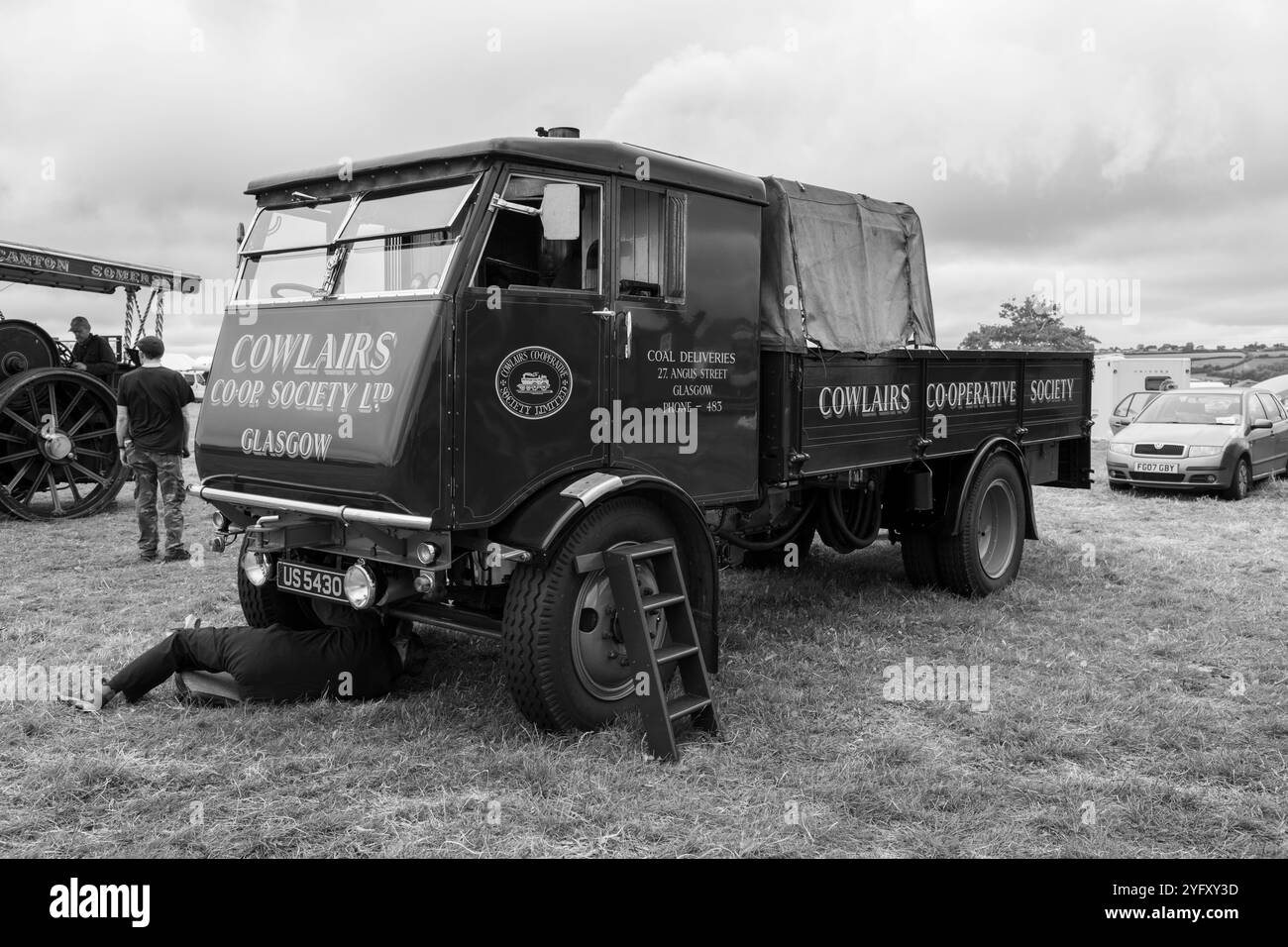 Low Ham.Somerset.United Kingdom.July 20th 2024.A restored Sentinel S4 ...