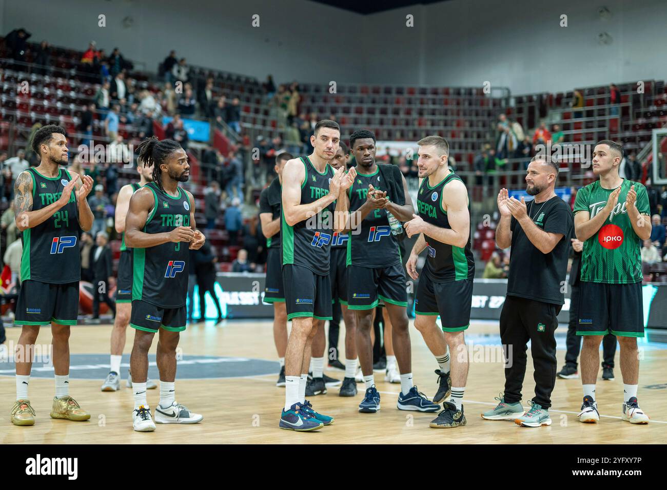 Team Trepca ist enttäuscht/enttaeuscht, unzufrieden, GER, MHP Riesen ...