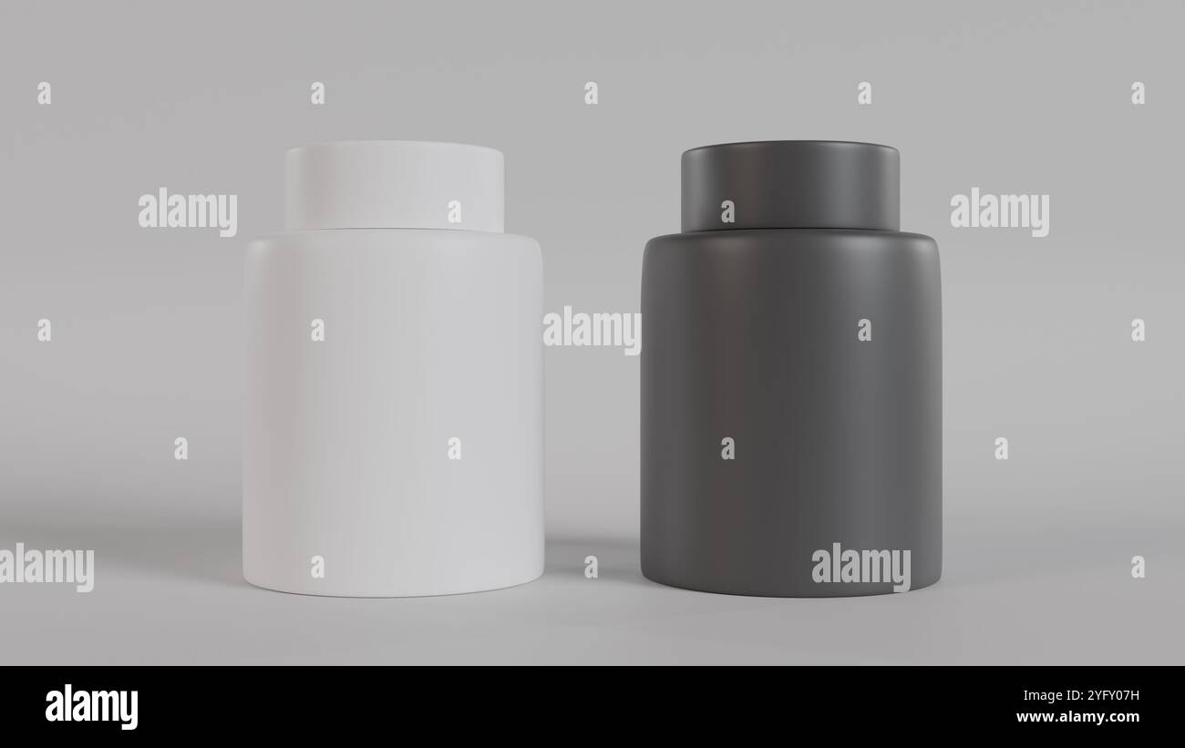 Minimalist cylindrical storage container hi-res stock photography and ...